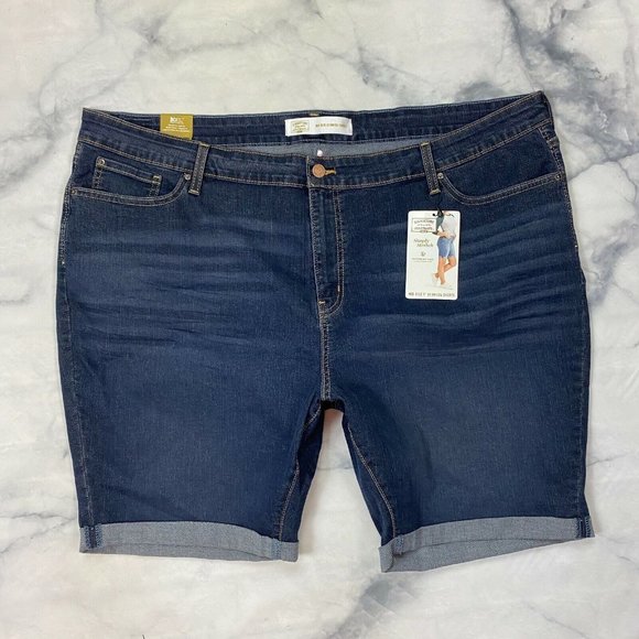 Levi's | Shorts | Levis Signature Denim Jean Bermuda Shorts Plus Size ...